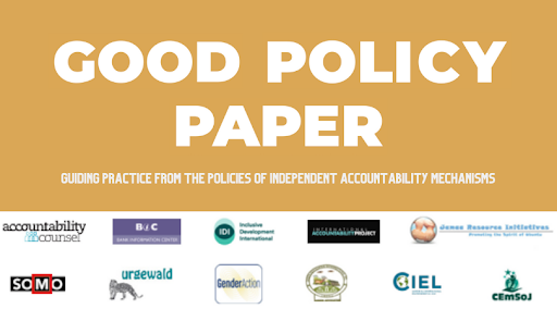 Good Policy Paper: Guiding Practice from the Policies of Independent ...
